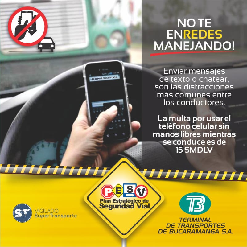 Conduce con cuidado | ::: TERMINAL DE TRANSPORTES DE BUCARAMANGA