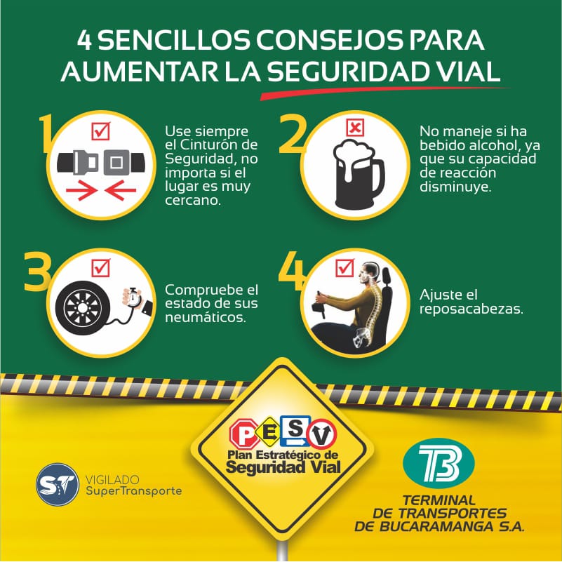 Conduce con cuidado | ::: TERMINAL DE TRANSPORTES DE BUCARAMANGA